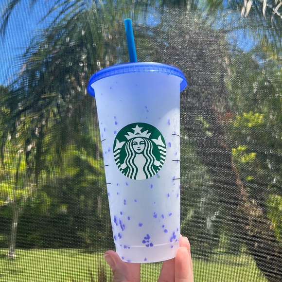 Starbucks | Other | Starbucks Blue Color Changing Confetti Reusable ...